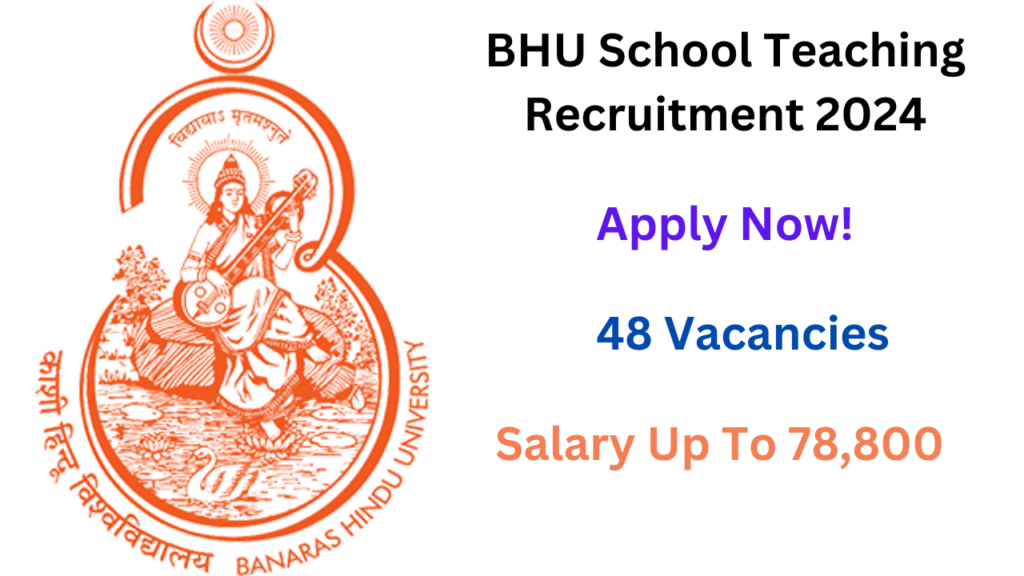 BHU School Teaching Recruitment 2024, Apply Now, Check Vacancy Details ...