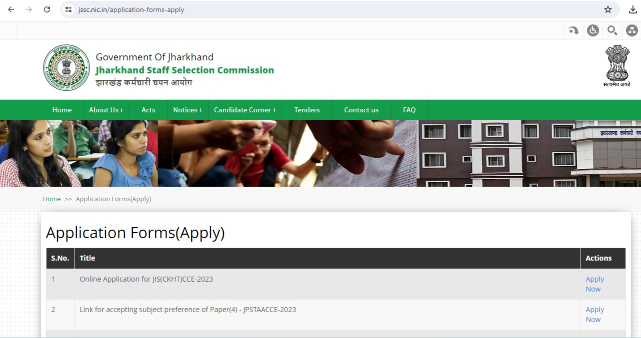 Jharkhand JJSSC JIS (CKHT) CCE Recruitment, Apply Now, Check Vacancy ...