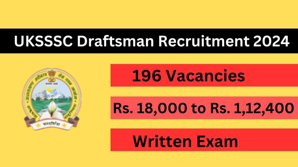 UKSSSC Draftsman Recruitment 2024: Check Application Process, Eligiblity Criteria, Vacancy ...